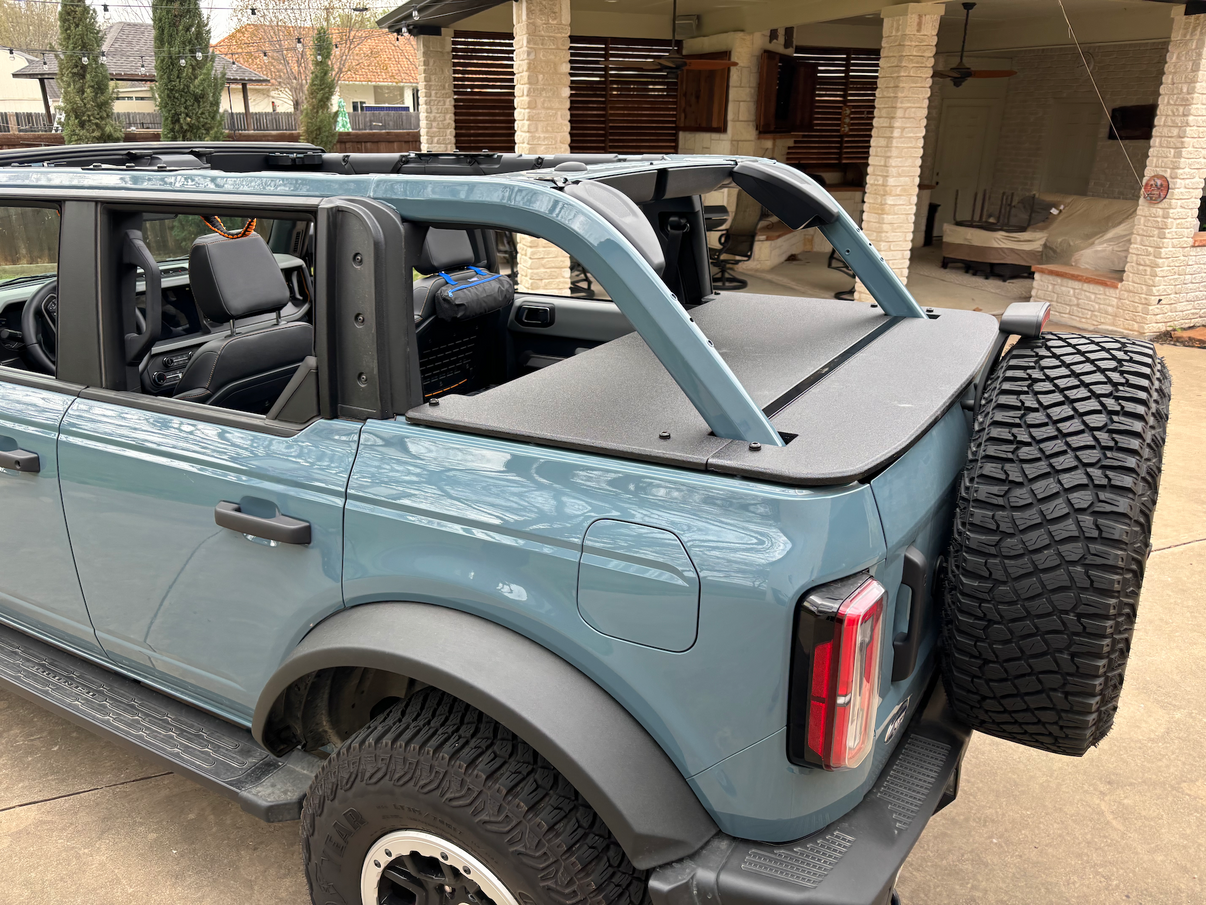 Bronco 4-Door Hardtop Rhino-Lined Tonneau Cargo Cover – JFTops