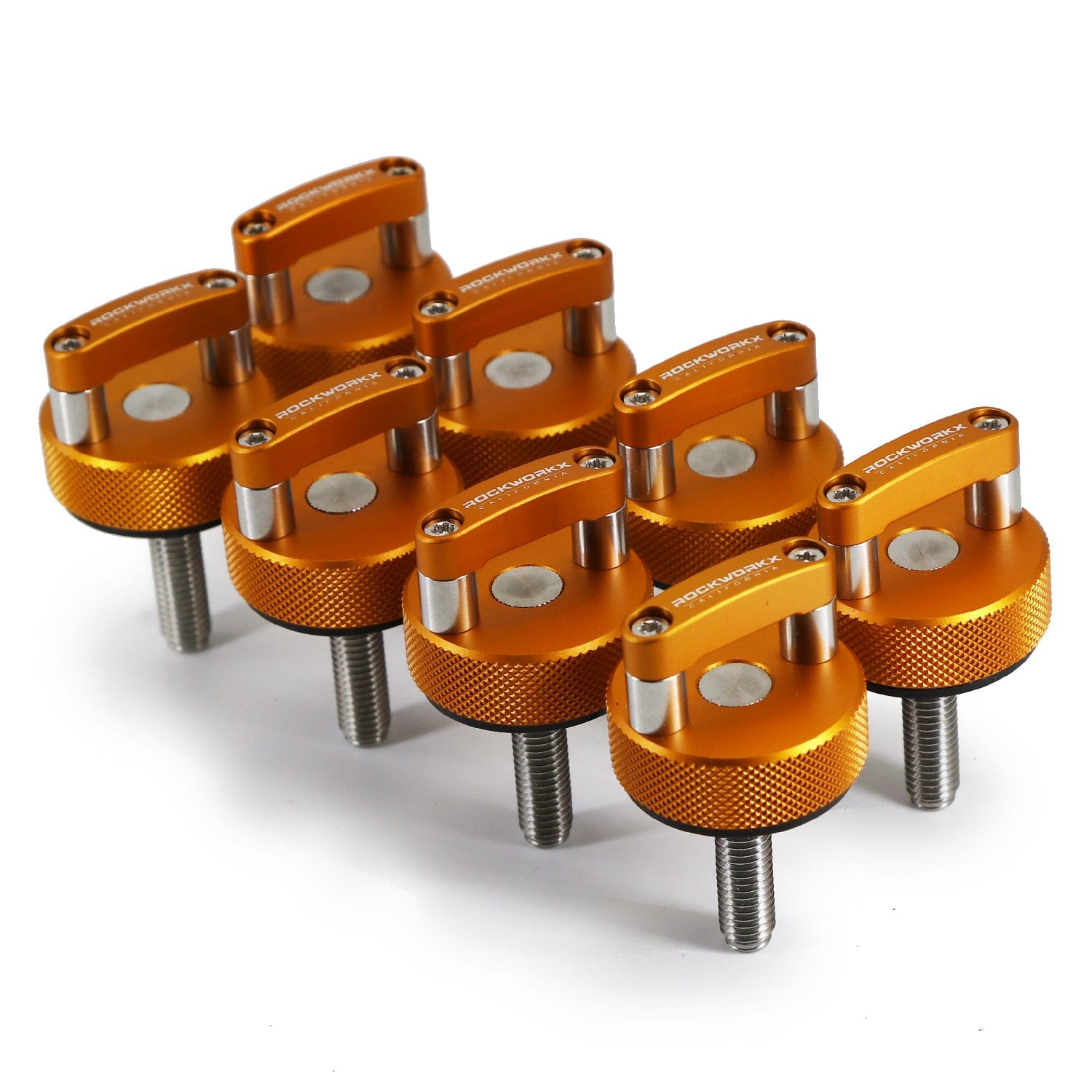 FORD BRONCO 8 PIECE SET Hard Top Quick Removal Fastener Thumb Screw ...