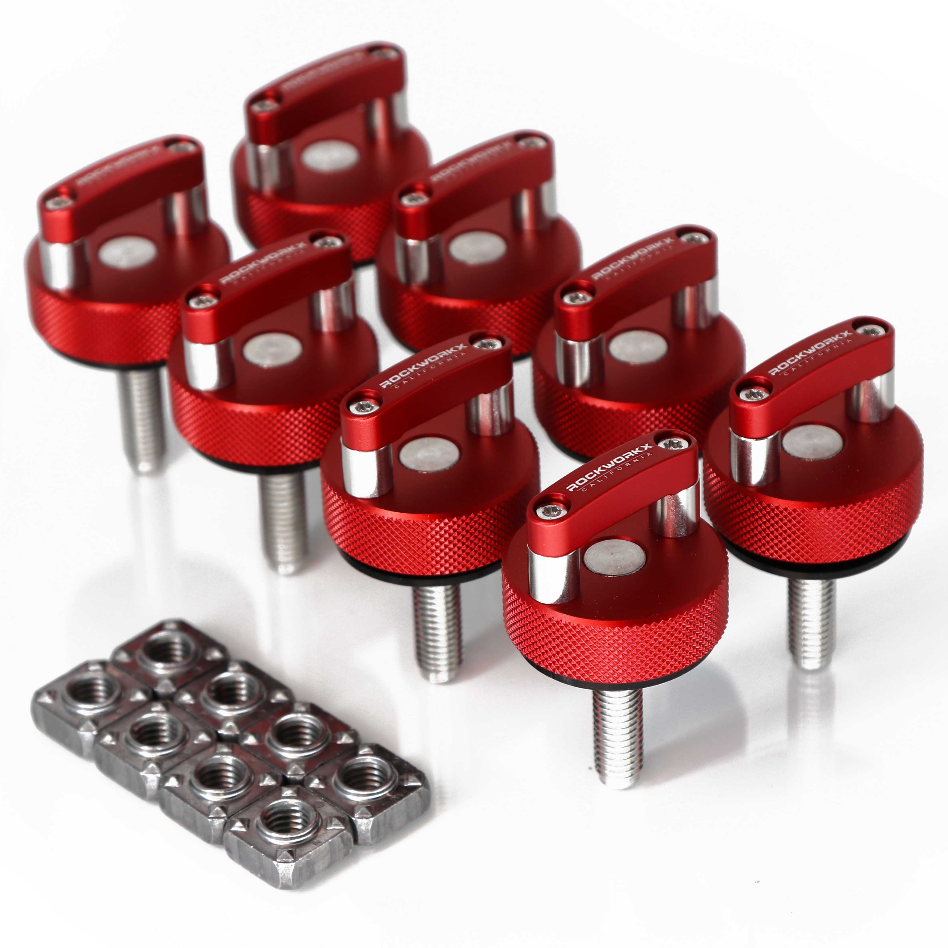 JEEP Wrangler CJ, YJ, & TJ/L Hard Top Quick Removal Fastener Thumb Scr ...