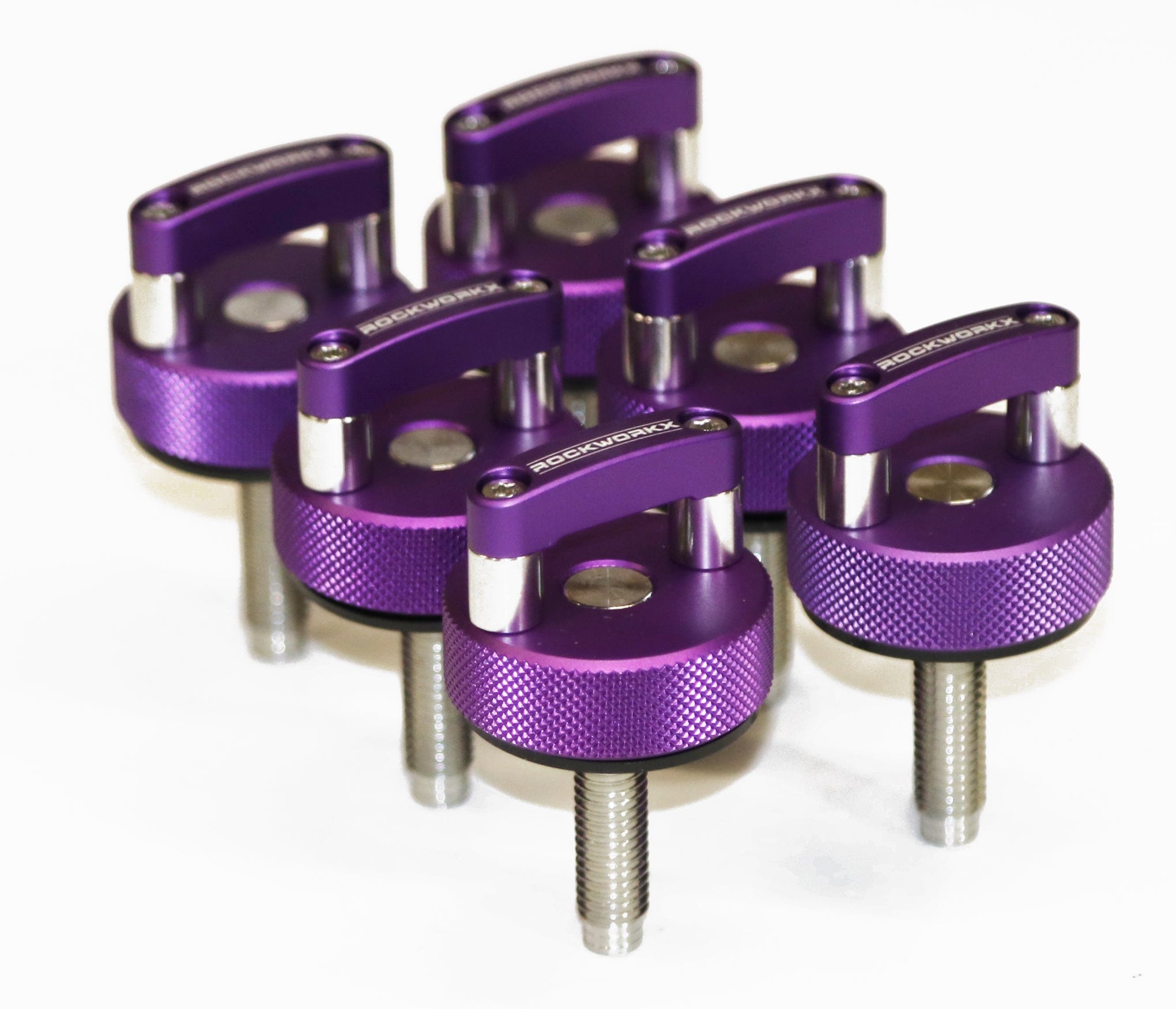 JEEP Wrangler PURPLE Hard Top Quick Removal Fastener Thumb Screw (Six ...